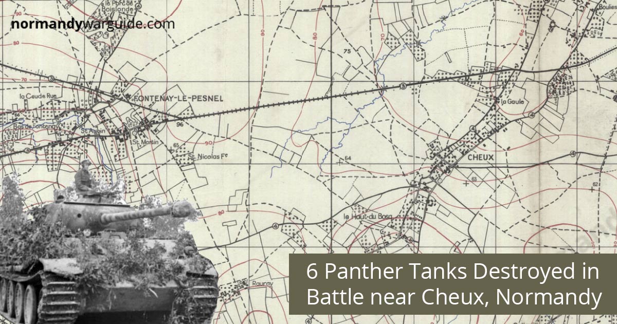 6 German Panther Tanks Destroyed In Battle With Duke of Cornwall's Light Infantry Division ...