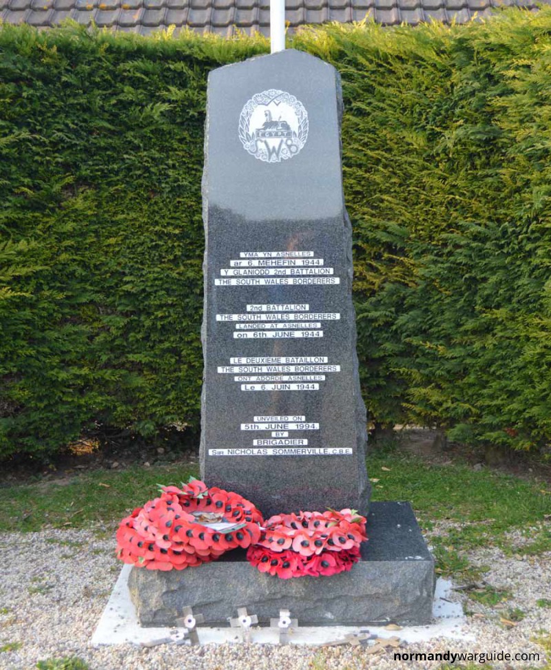 2nd Battalion The South Wales Borderers Memorial, Asnelles » Normandy ...