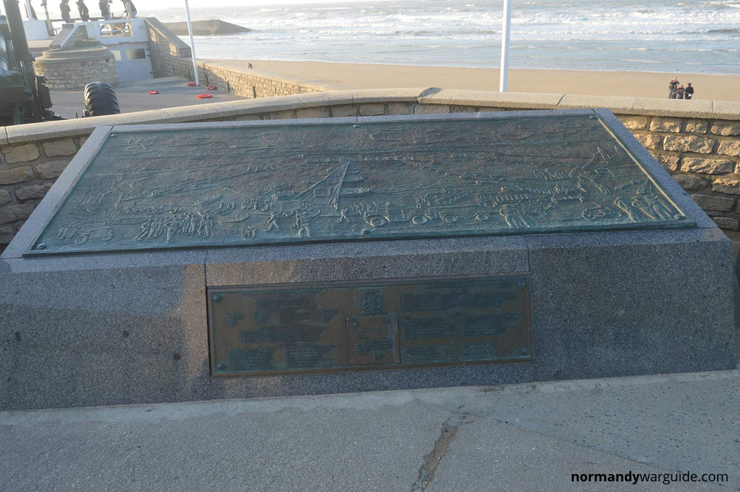 Arromanches Artificial Harbour Memorial » Normandy War Guide