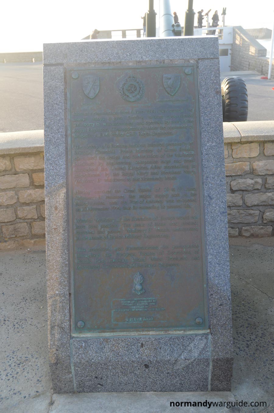 Arromanches Artificial Harbour Memorial » Normandy War Guide