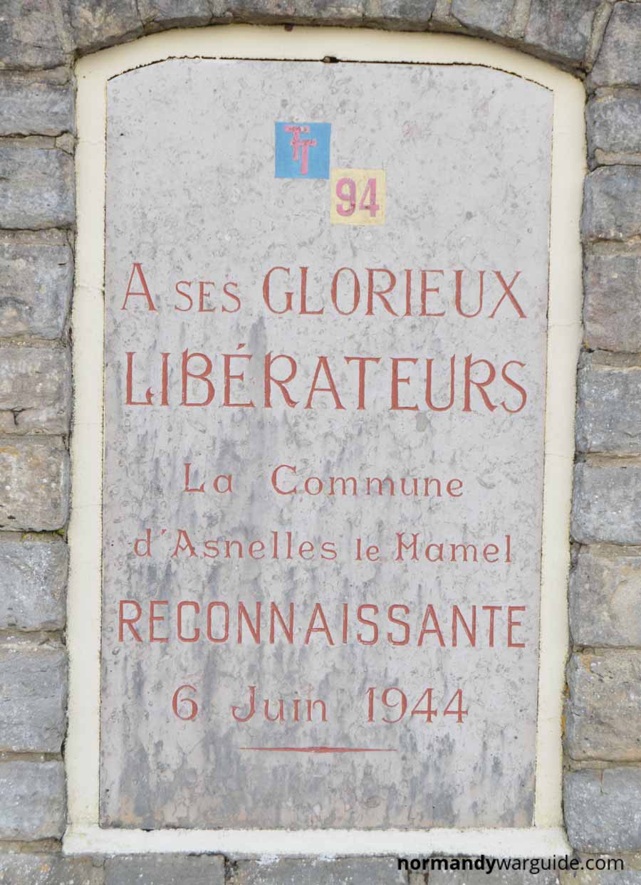 Asnelles and Hamel Liberation Memorial » Normandy War Guide
