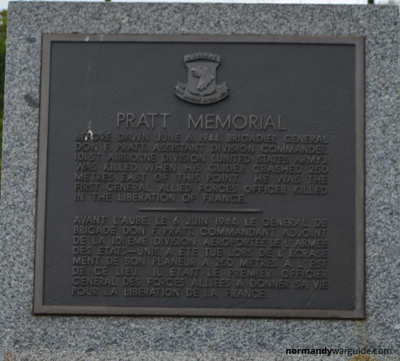 General Pratt Memorial » Normandy War Guide