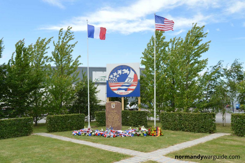 Hancock Field Memorial Carantan » Normandy War Guide