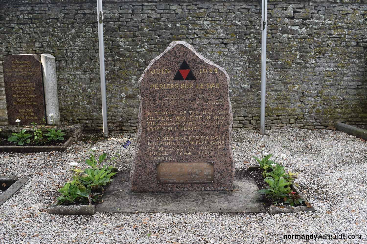 Periers Sur Le Dan 3rd British Infantry Division Memorial » Normandy ...